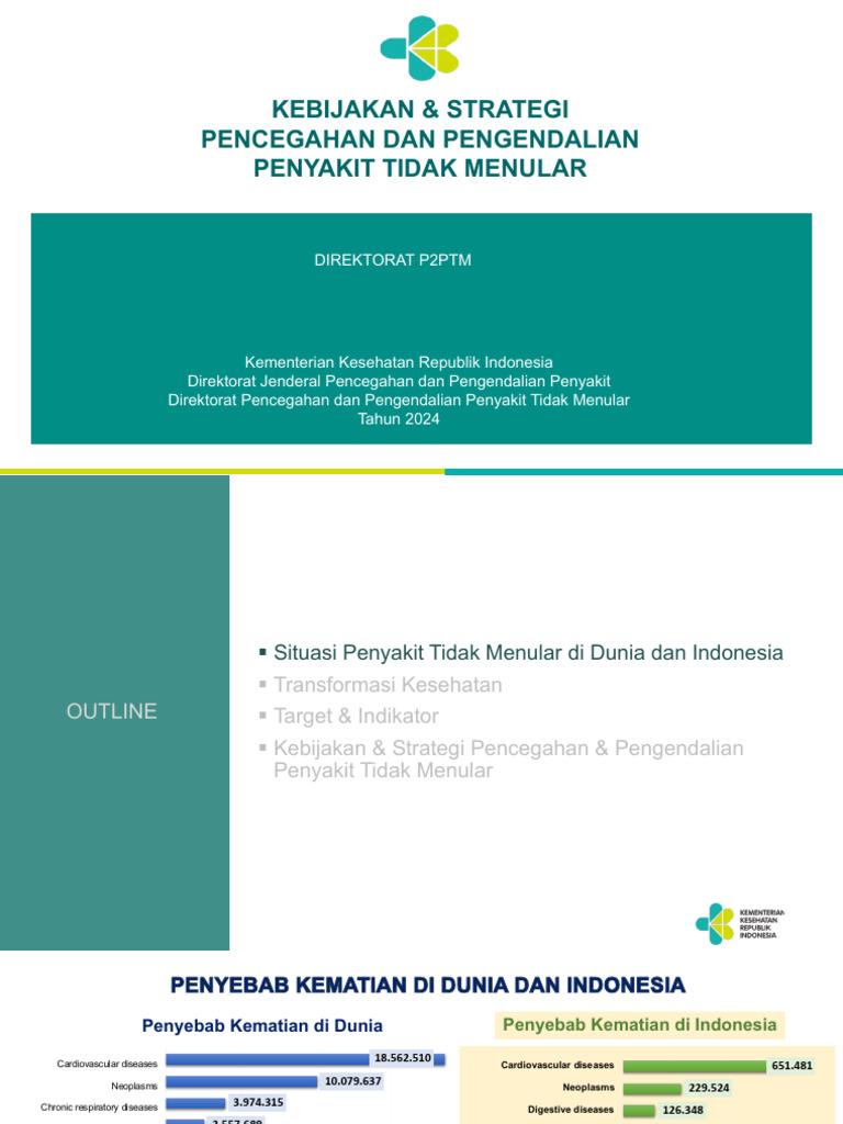 Materi Kebijakan Dan Strategi P2PTM | PDF