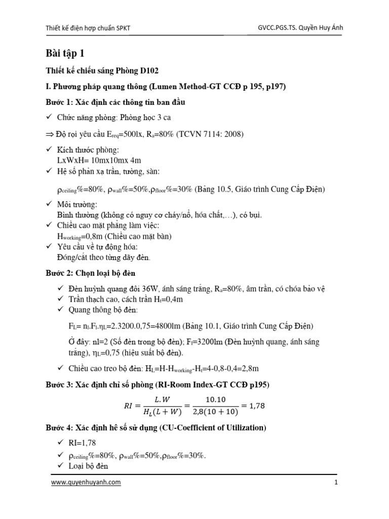 BaiTap KTCS Full | PDF