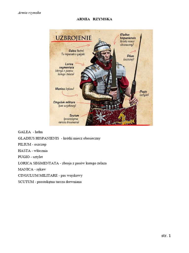 Armia Rzymska | PDF