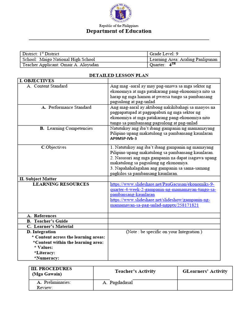4as Format Jhs Arpan | PDF