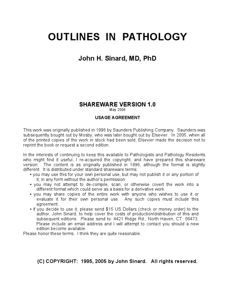 Outlines in Pathology | PDF | T Cell | Transplant Rejection