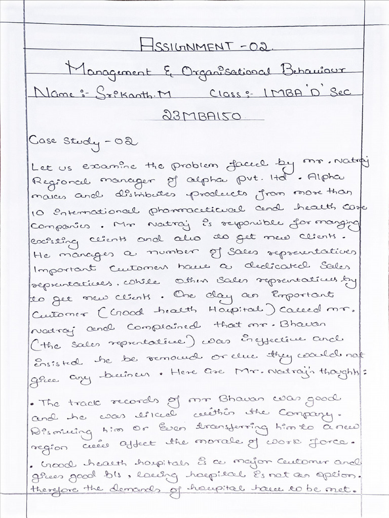 SRIKANTH M MOB ASSIGNMENT 2 L MBA D SEC | PDF