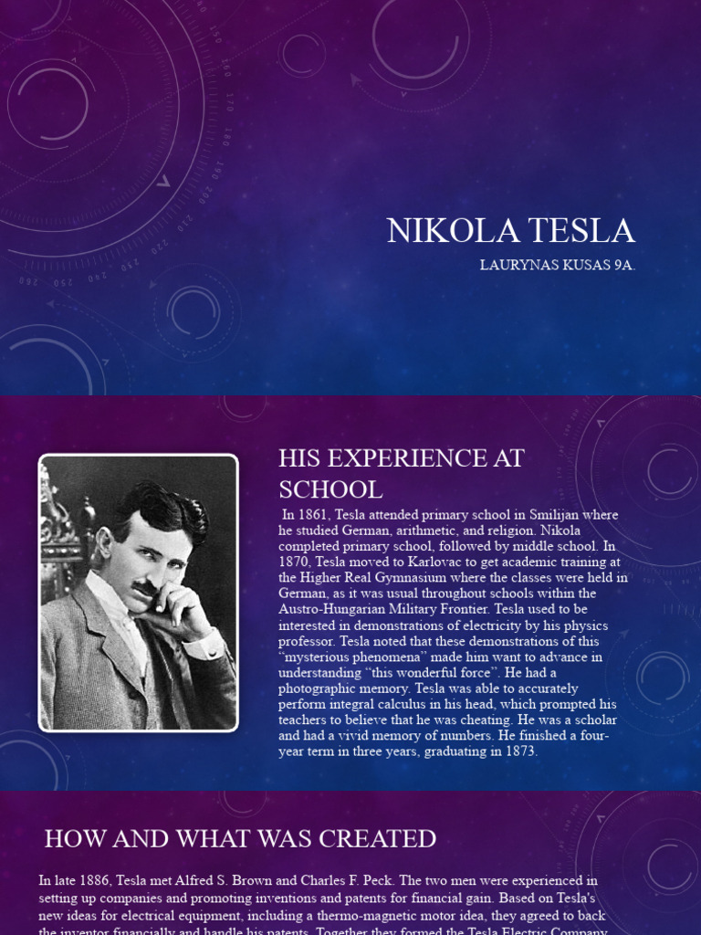 Nikola Tesla | PDF | Nikola Tesla | Electric Motor