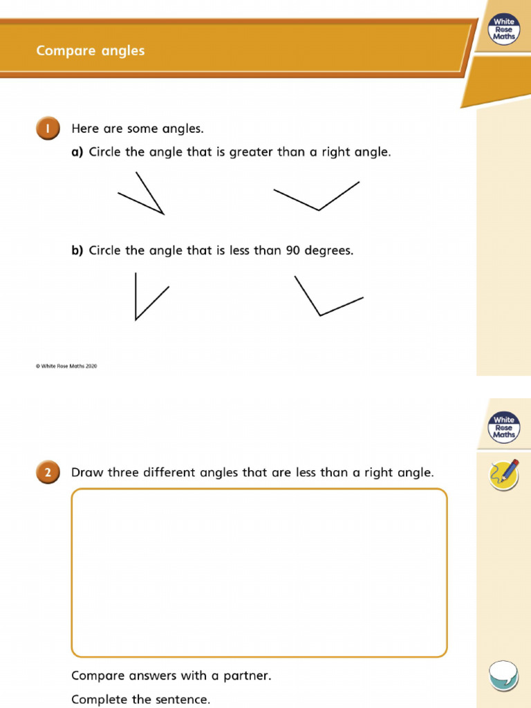 Lesson 4 Compare Angles 2020 | PDF