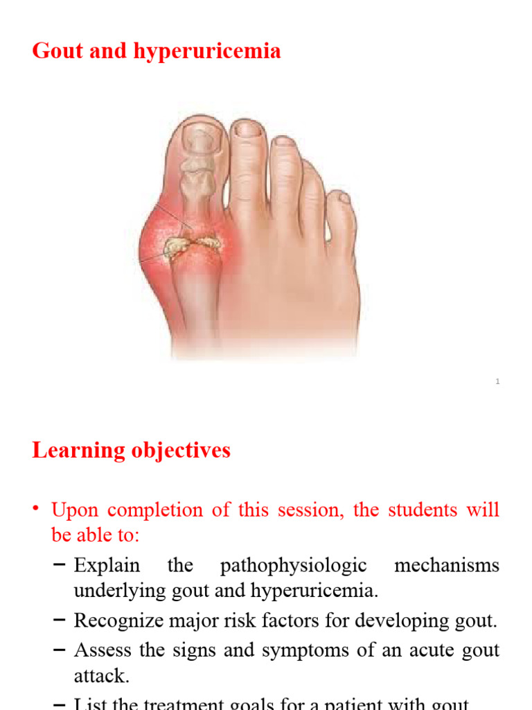 Gout and Hyperuricemia | PDF | Gout | Nonsteroidal Anti Inflammatory Drug