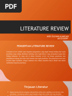 Contoh Literature Review | PDF | Metode & Bahan Ajar