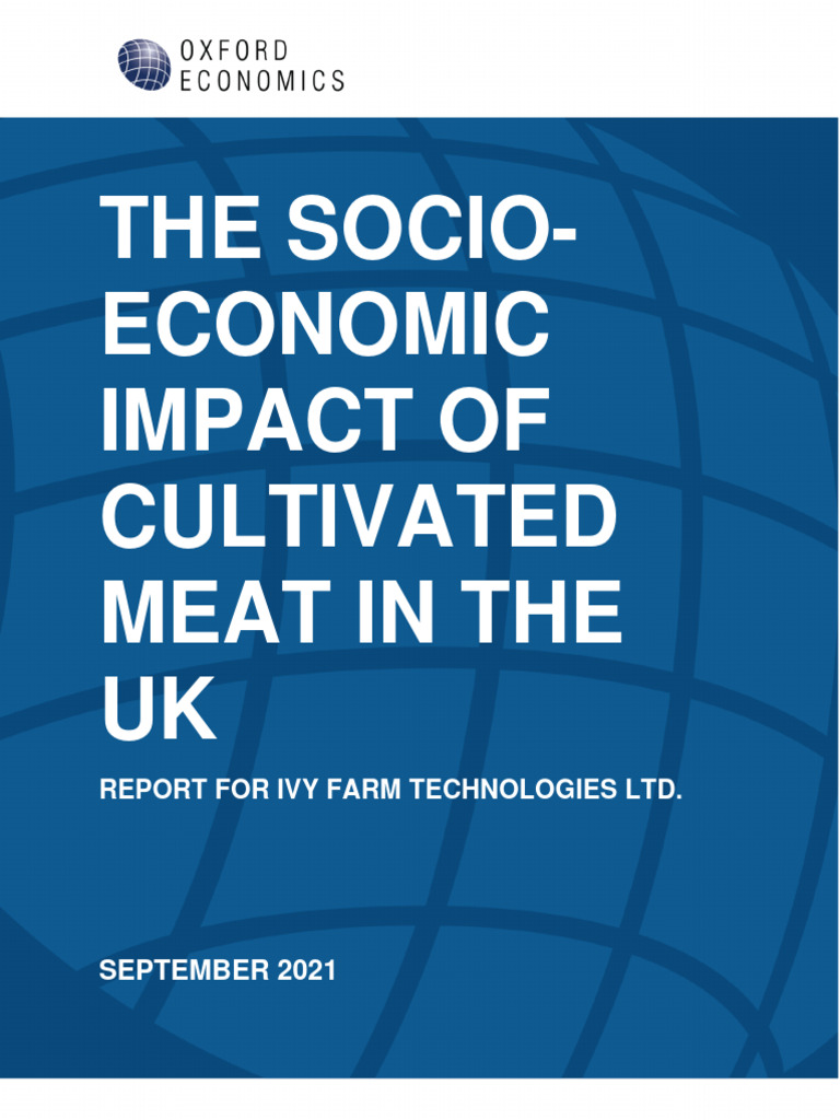 The Socio Economic Impact of Cultivated Meat in The UK | PDF | Meat ...