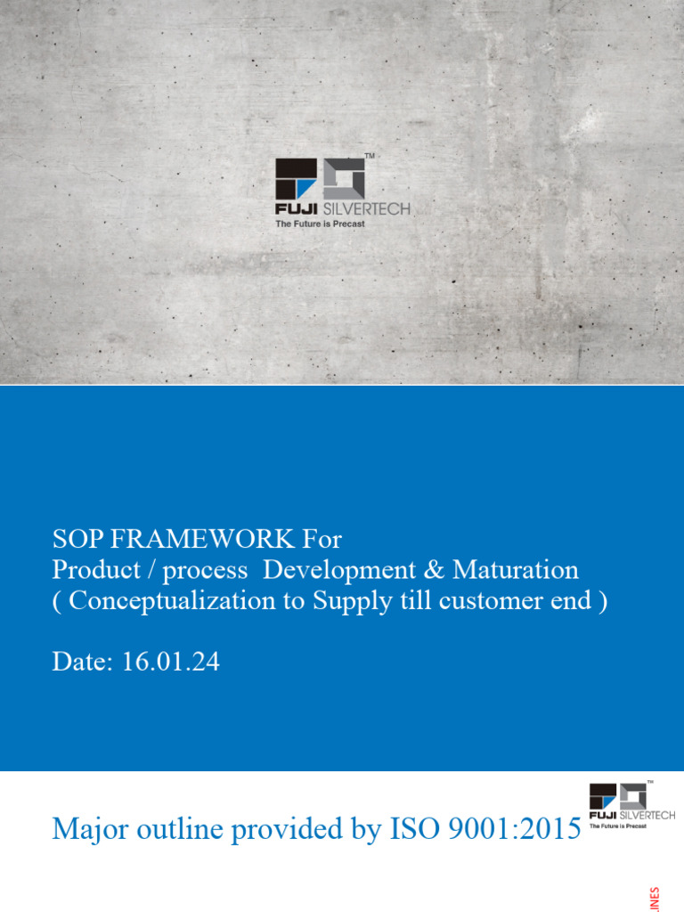 Sop New Product and Process Development v3 - 1 | PDF | Prestressed ...