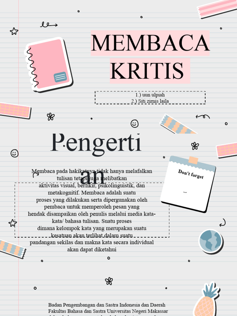 Membaca Kritis | PDF