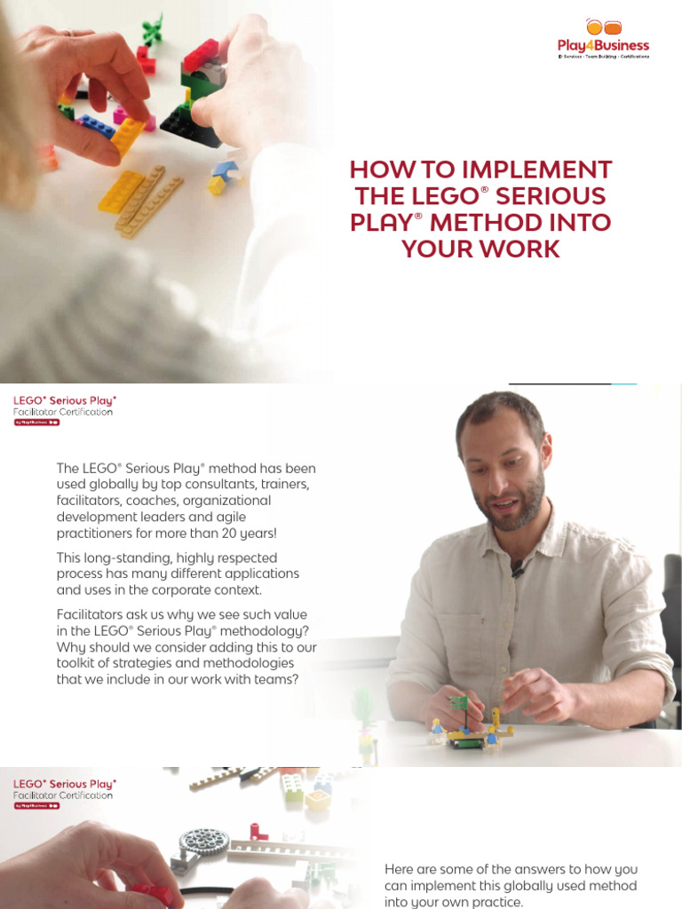 Ebook Guide Apply Lego Serious Play at Work S | PDF | Methodology ...