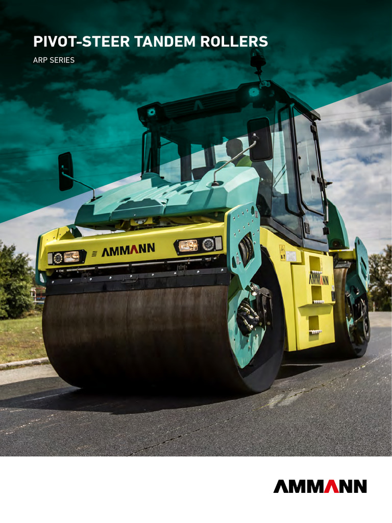 Arp Pivot-Steer Tandem Rollers Brochure Mpb-2423-01-En 210219 | PDF ...