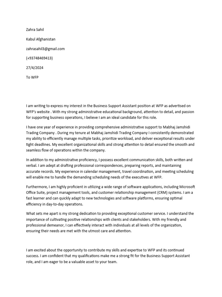 Cover Letter | PDF | Computing | Human Communication