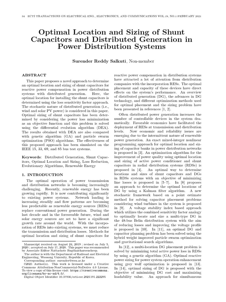 Ksooksood, 222295-Galley | PDF | Mathematical Optimization | Distributed Generation