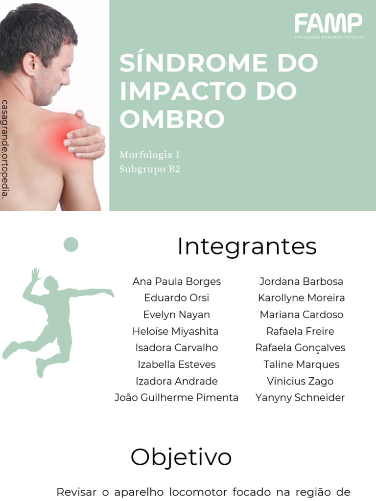 Síndrome Do Impacto Do Ombro | PDF | Anatomia | Sistema Locomotor
