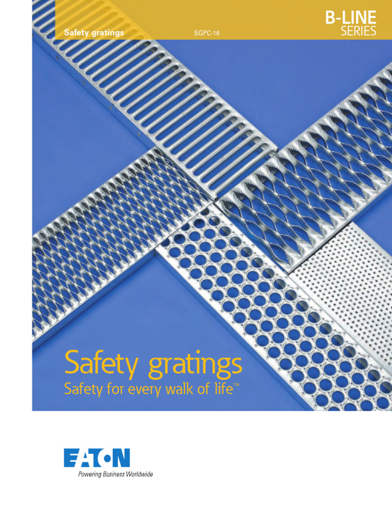 Safety Grating Products Catalog | PDF | Bending | Mechanical Engineering