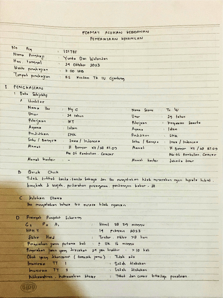 Kasus ANC Yunita - Kesdam | PDF