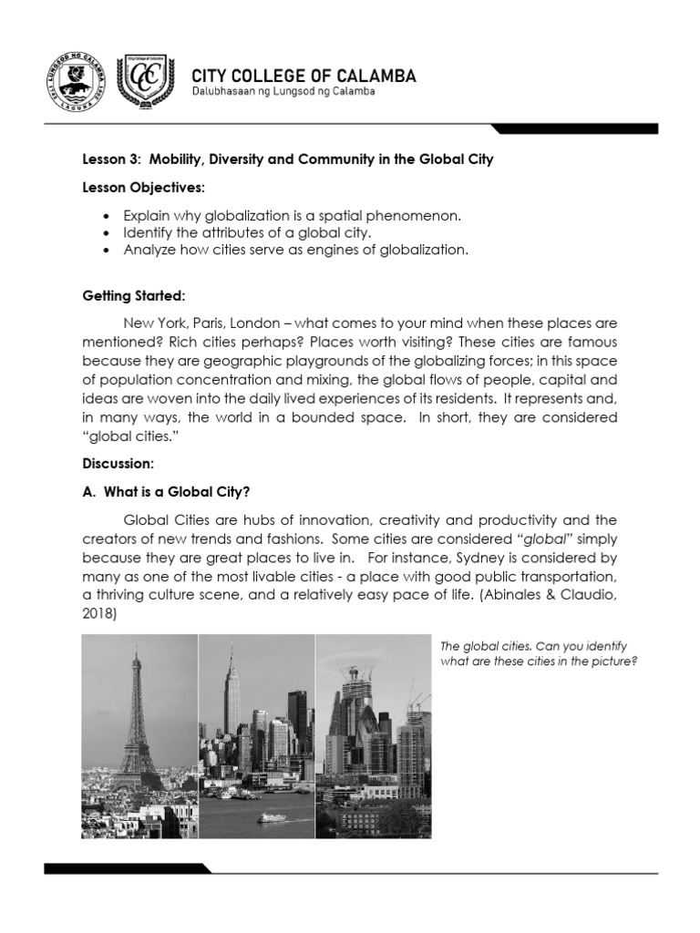 The Contemporary World Module 2 Lesson 3 | Download Free PDF | Tokyo ...