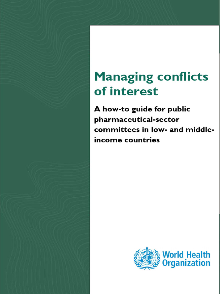 Managing Conflicts of Interest | PDF | Conflict Of Interest | Policy