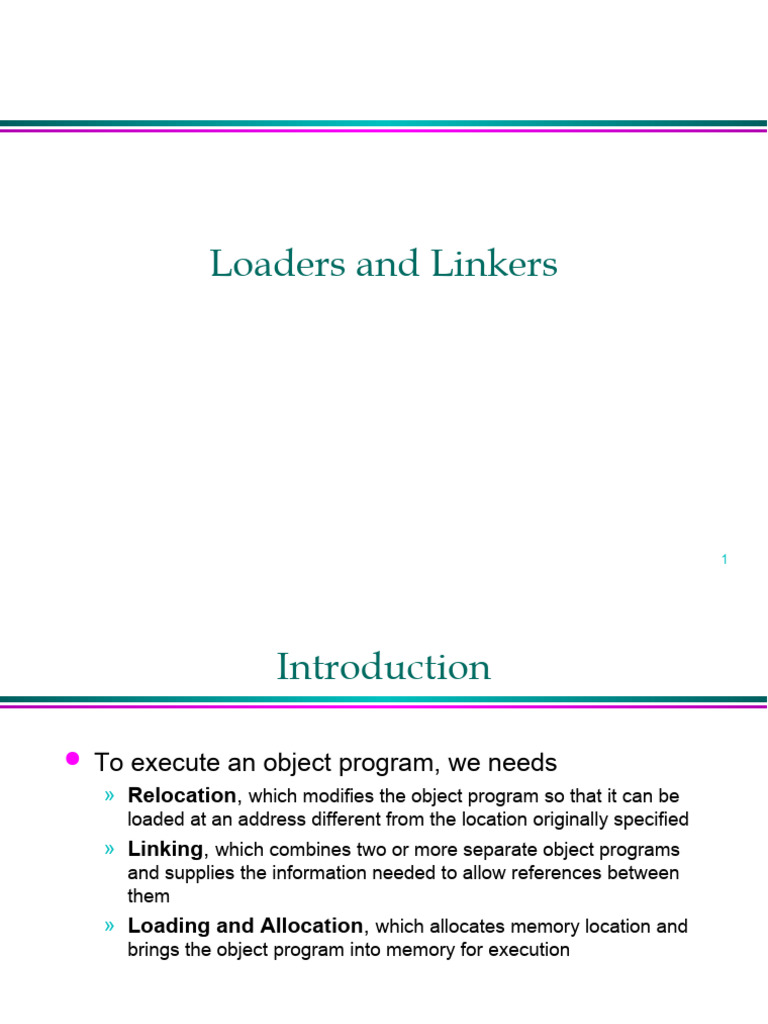 Loader | PDF | Booting | Computer Program