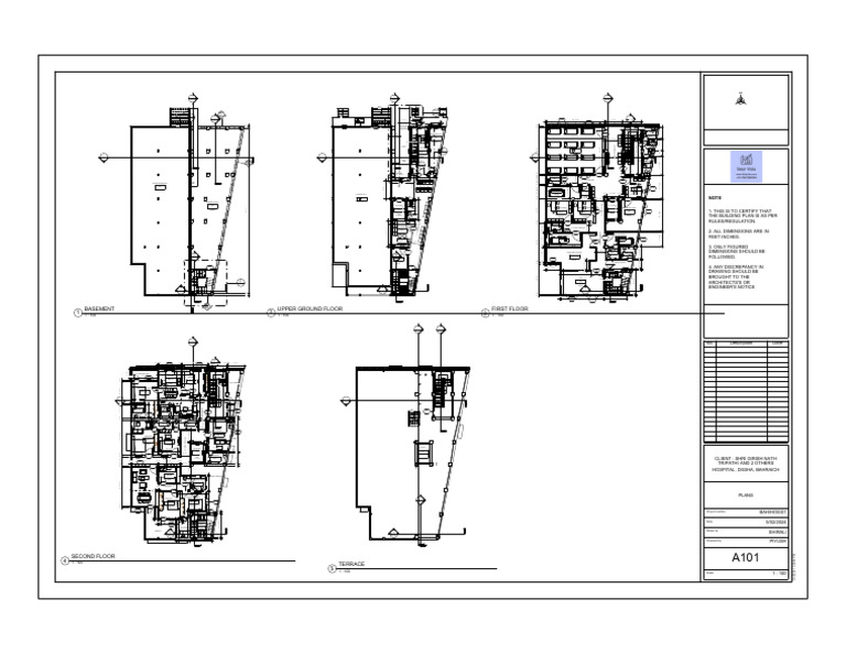 Sample Plan of A Building | PDF
