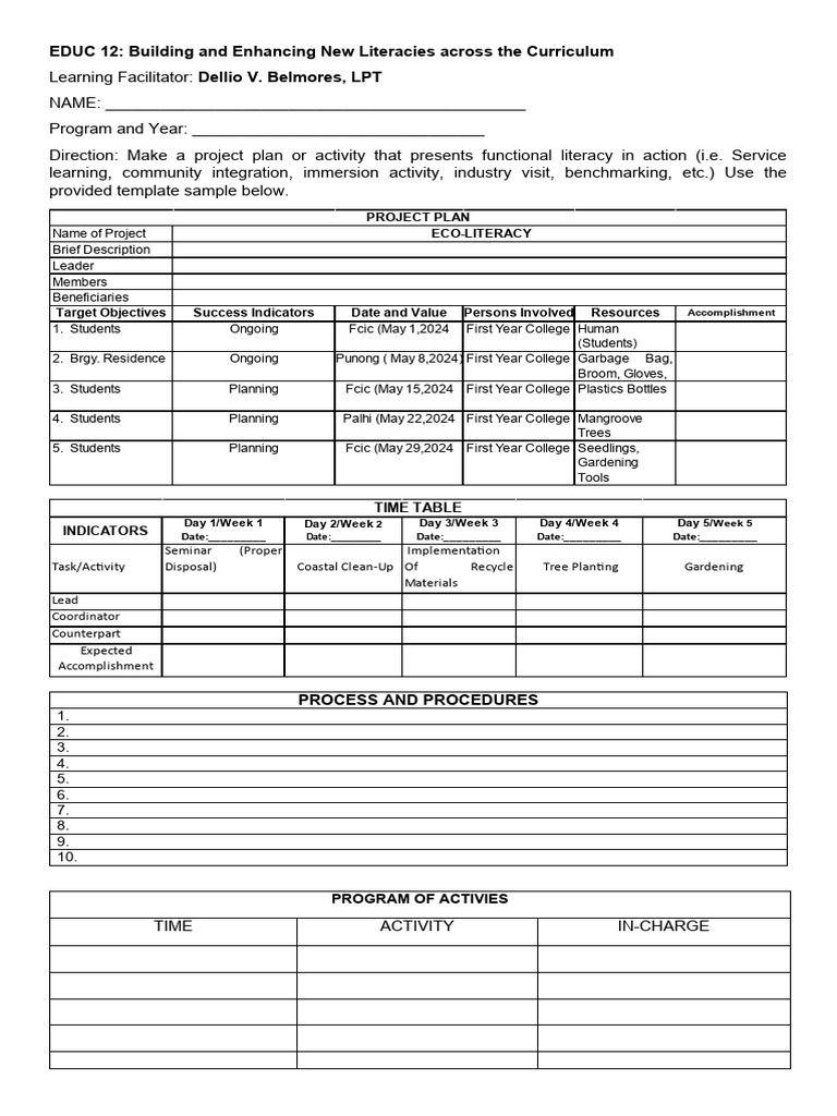 Educ 12 | PDF | Waste | Economy And The Environment