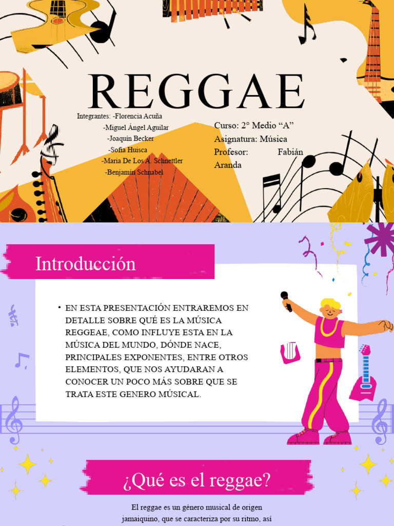 Origen y exponentes del reggae | PDF | Reggae | Subgéneros musicales