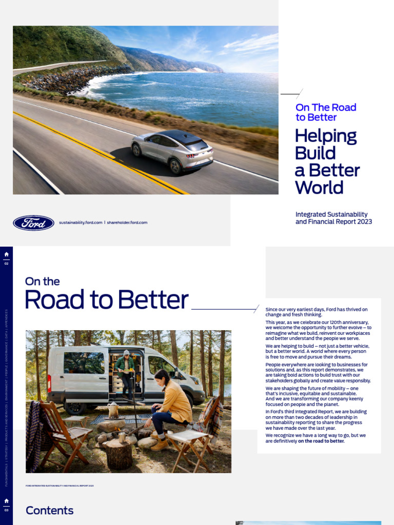 Ford Report | PDF | Ford Motor Company | Sustainability