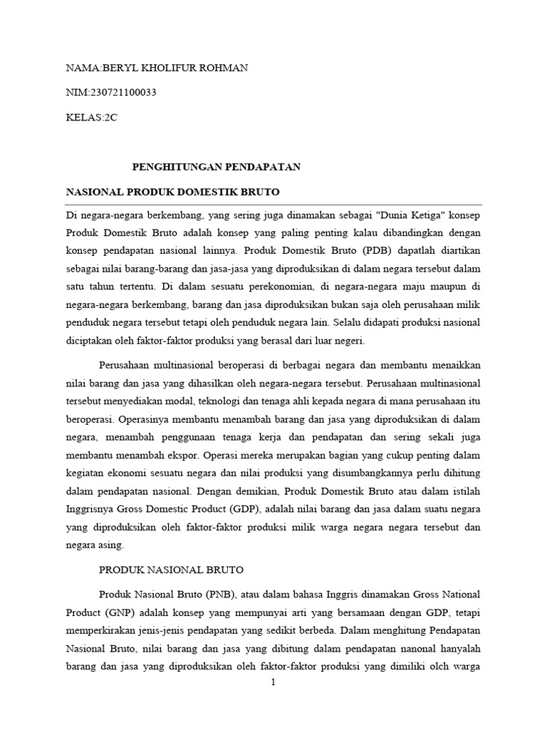 Makro Bab 2 Beryl | PDF