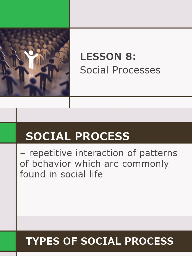 CHAPTER 3-L8-Social - Processes | PDF | Social Group | Society