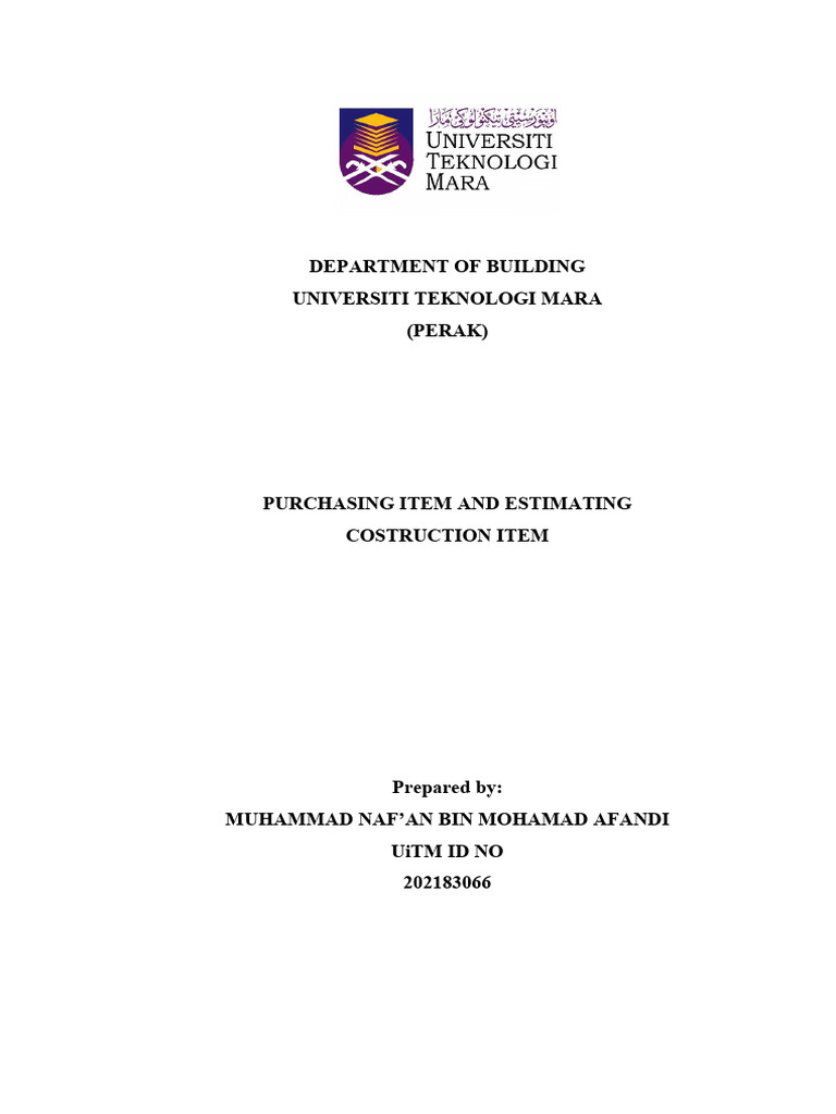 FINAL SUBMISSION Report MUHAMMAD NAF'AN AFANDI 2021830662 Edited | PDF ...