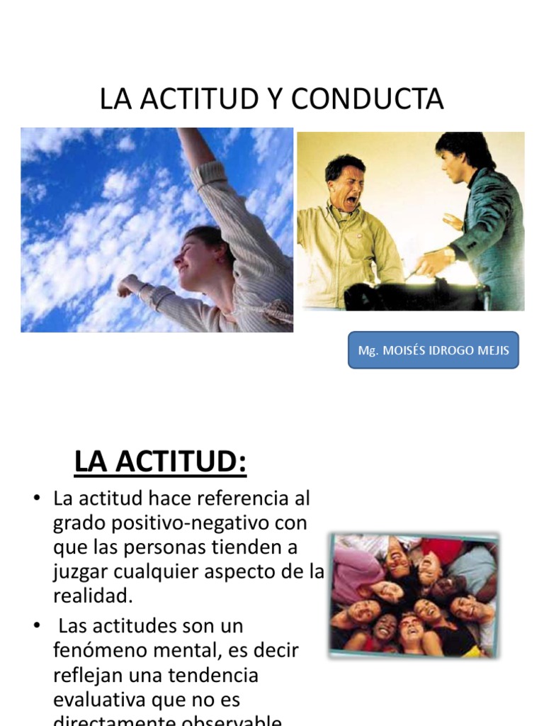 Actitud y Conducta | PDF | Actitud (psicología) | Comportamiento