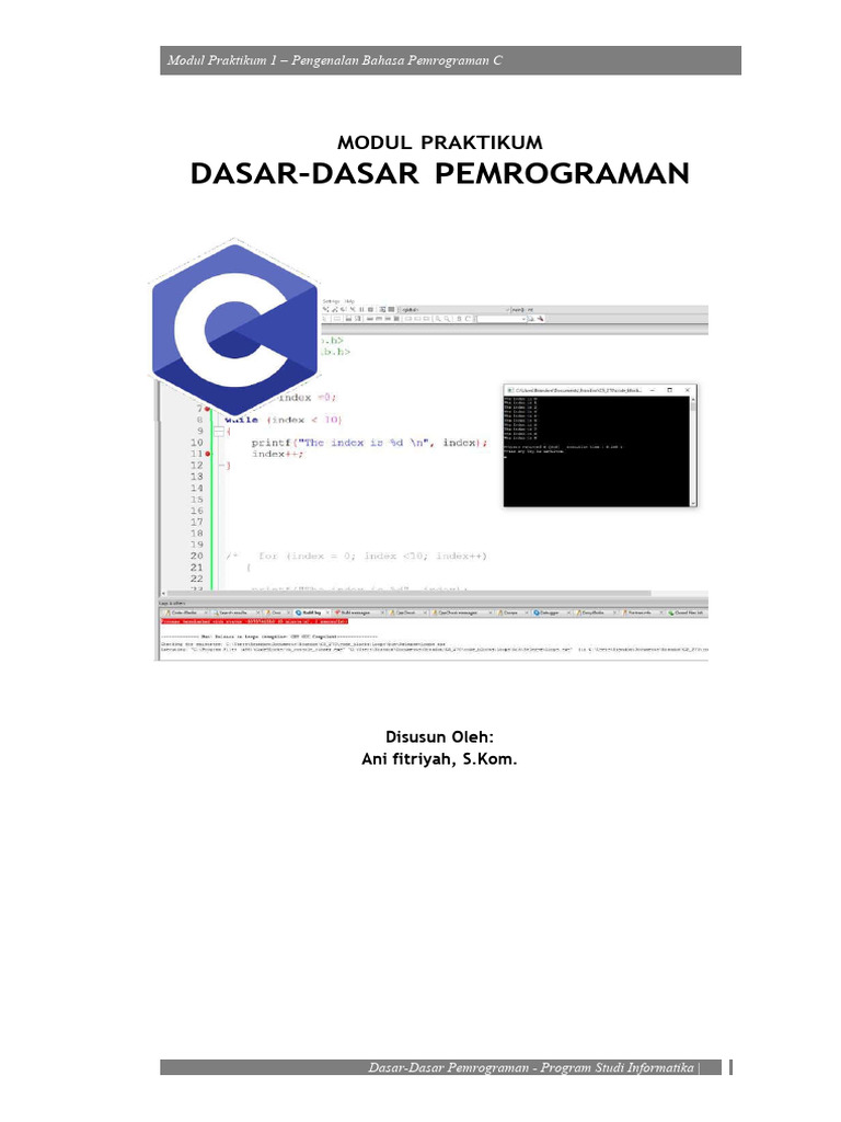 Modul Algo 2024 | PDF | Metode & Bahan Ajar | Komputer