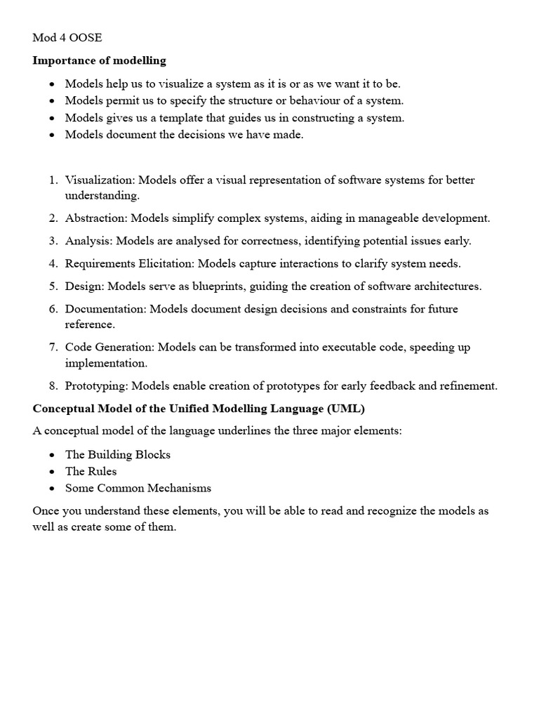 OOSE Concepts | Download Free PDF | Conceptual Model | System