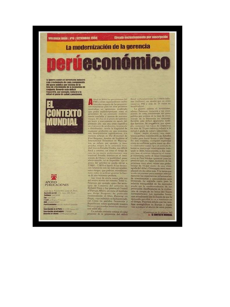Perú Económico | PDF