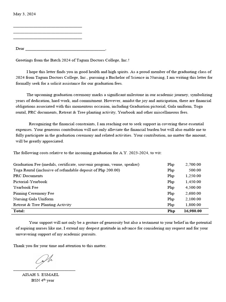 Solicit Letter Template Unauthorized | PDF