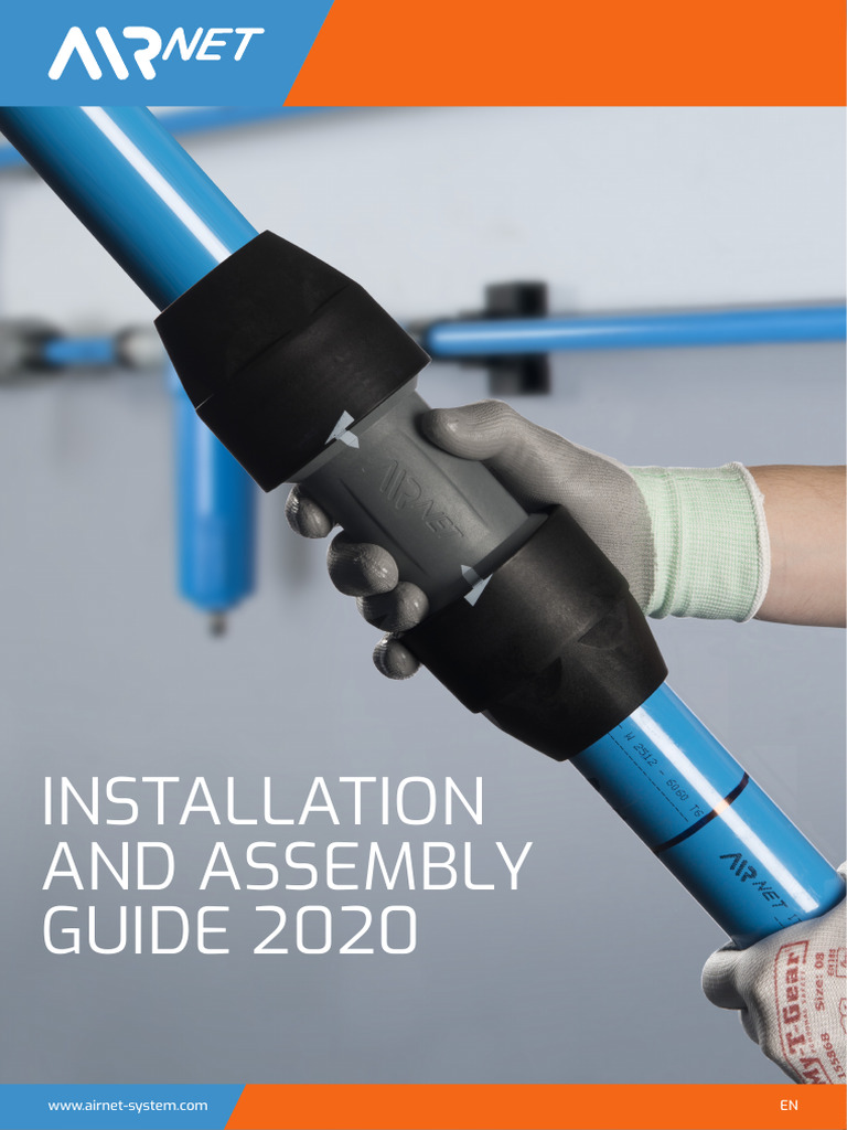 AIRnet Installation Assembly Guide | PDF | Pipe (Fluid Conveyance) | Gases