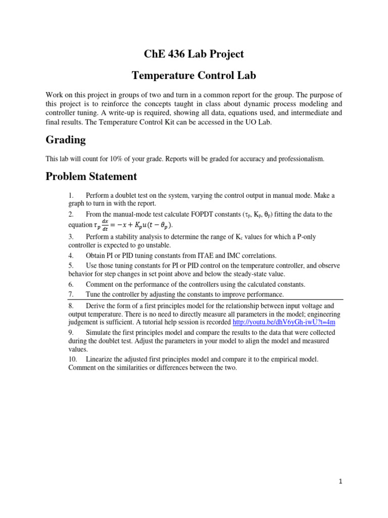Lab Description | Download Free PDF | Control Theory | Computer Engineering