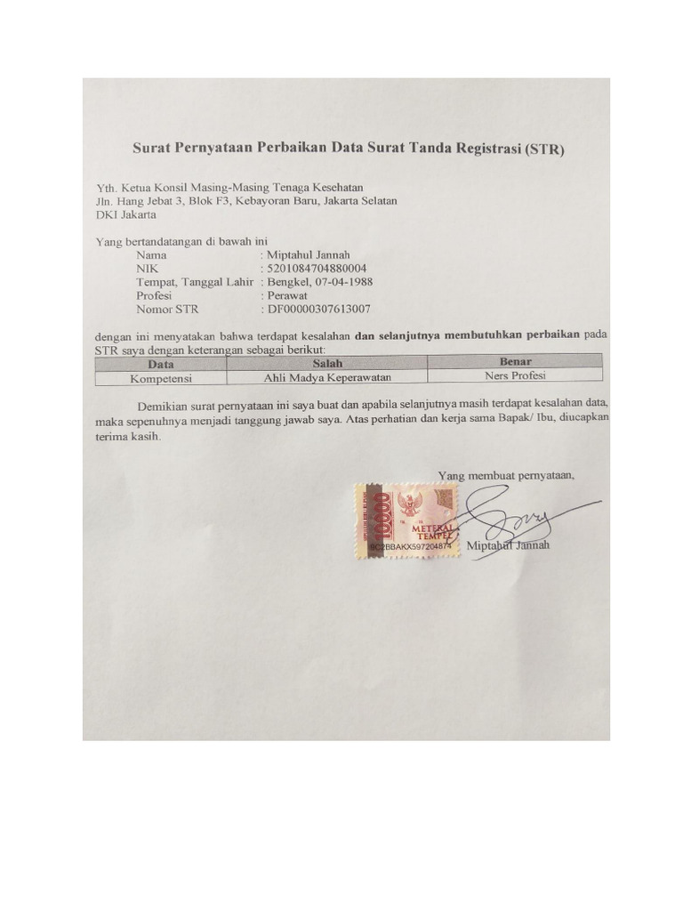 Pernyataan Mip | PDF