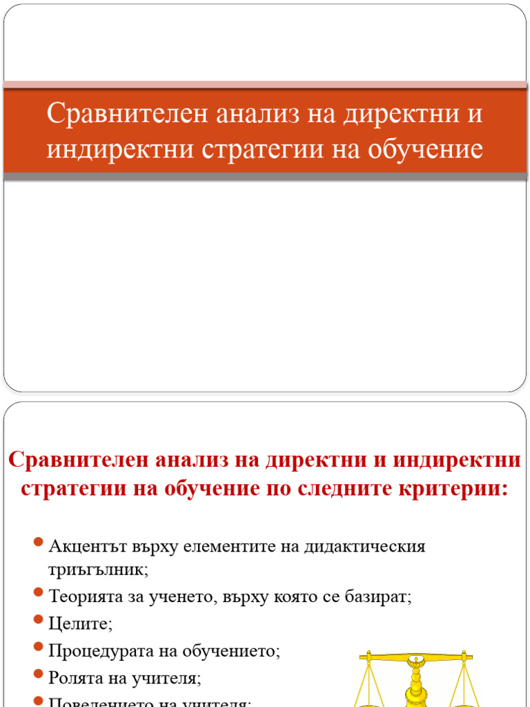 Srav Analiz Strat Uchene | PDF