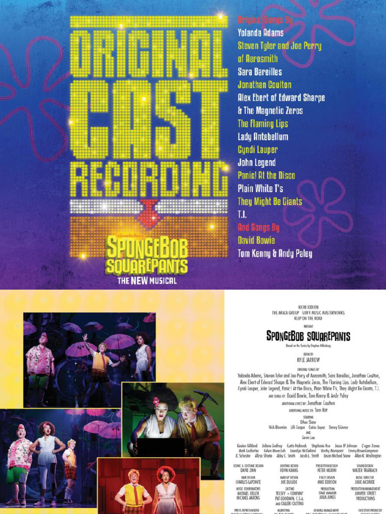 Spongebob Squarepants The Musical Booklet | PDF