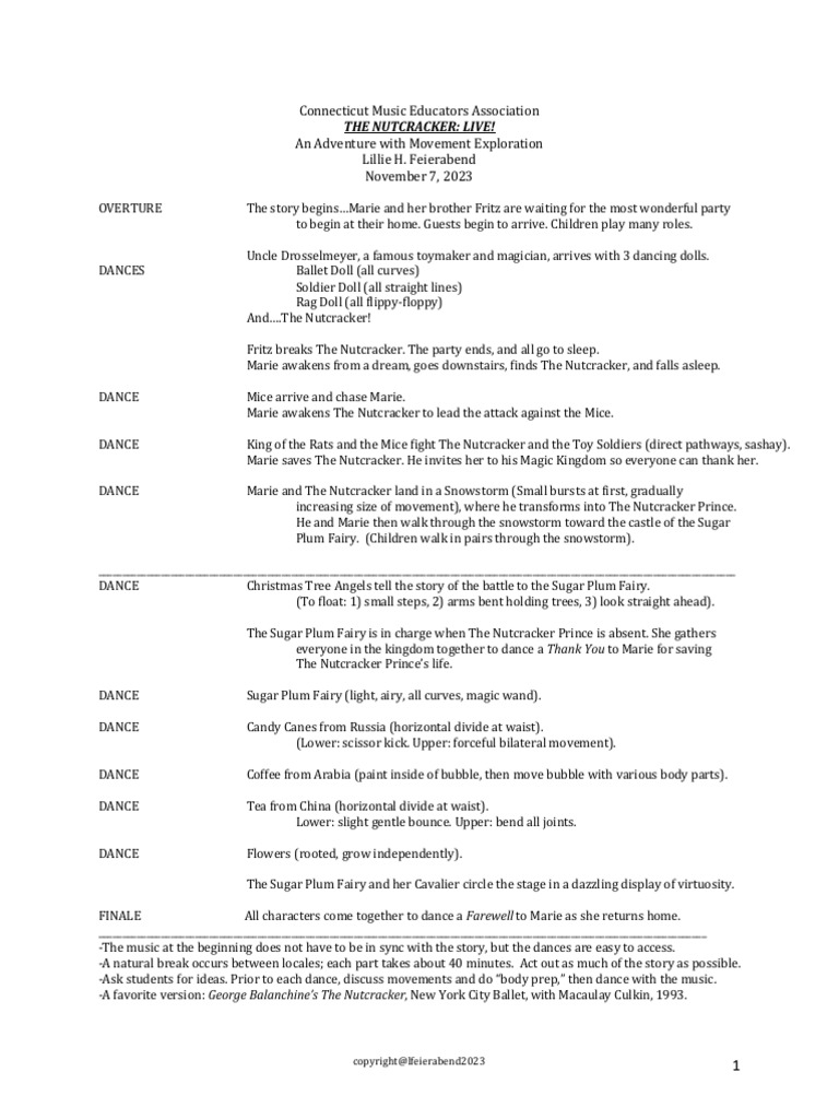 CMEA Nutcracker | PDF | The Nutcracker