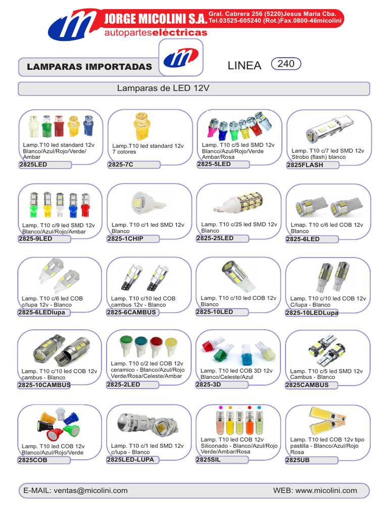 Lamparas de Led | PDF