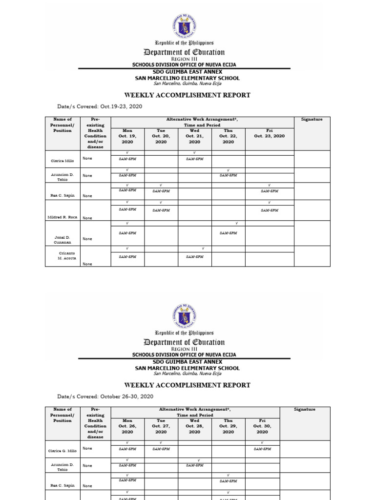 ACCOMPLISHMENT | PDF