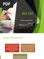 Nia 500 | PDF | Auditoría | Contralor