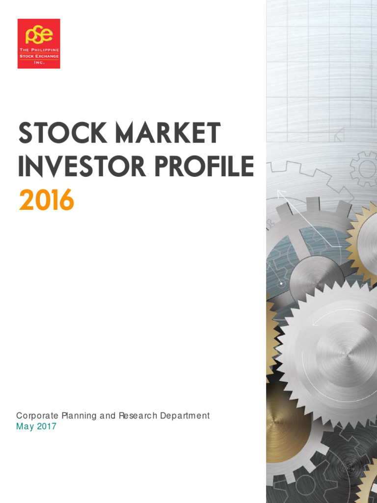 Stock Market Investor Profile 2016 Final | PDF | Stocks | Stock Market