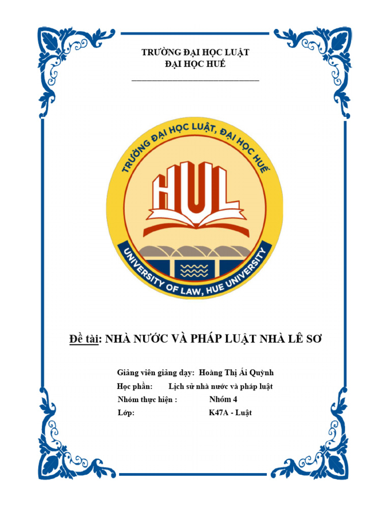 Nhóm 4 - K47A LSNN&PL | PDF