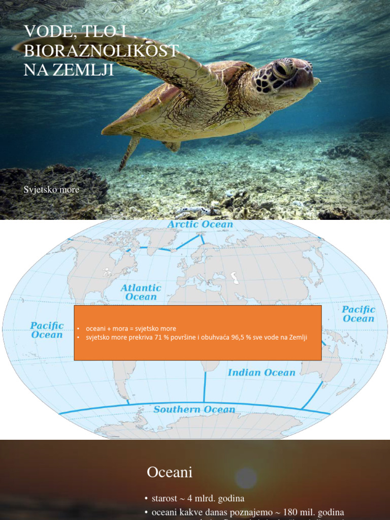Vode, Tlo I Bioraznolikost Na Zemlji - Priprema Za Pisanu Provjeru Znanja | PDF