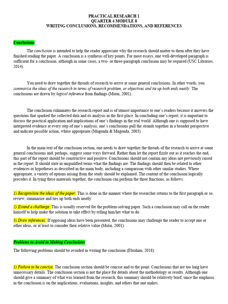 Module 8 Notes | PDF | Apa Style | Citation