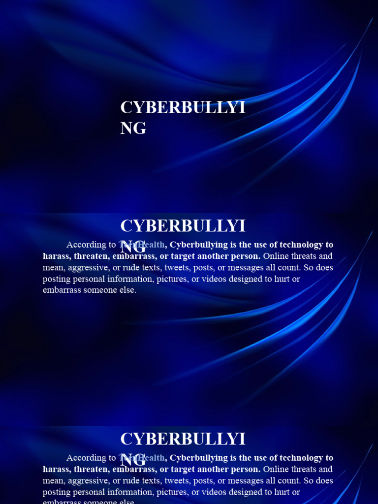Understanding Cyberbullying Types | PDF | Cyberbullying | Bullying